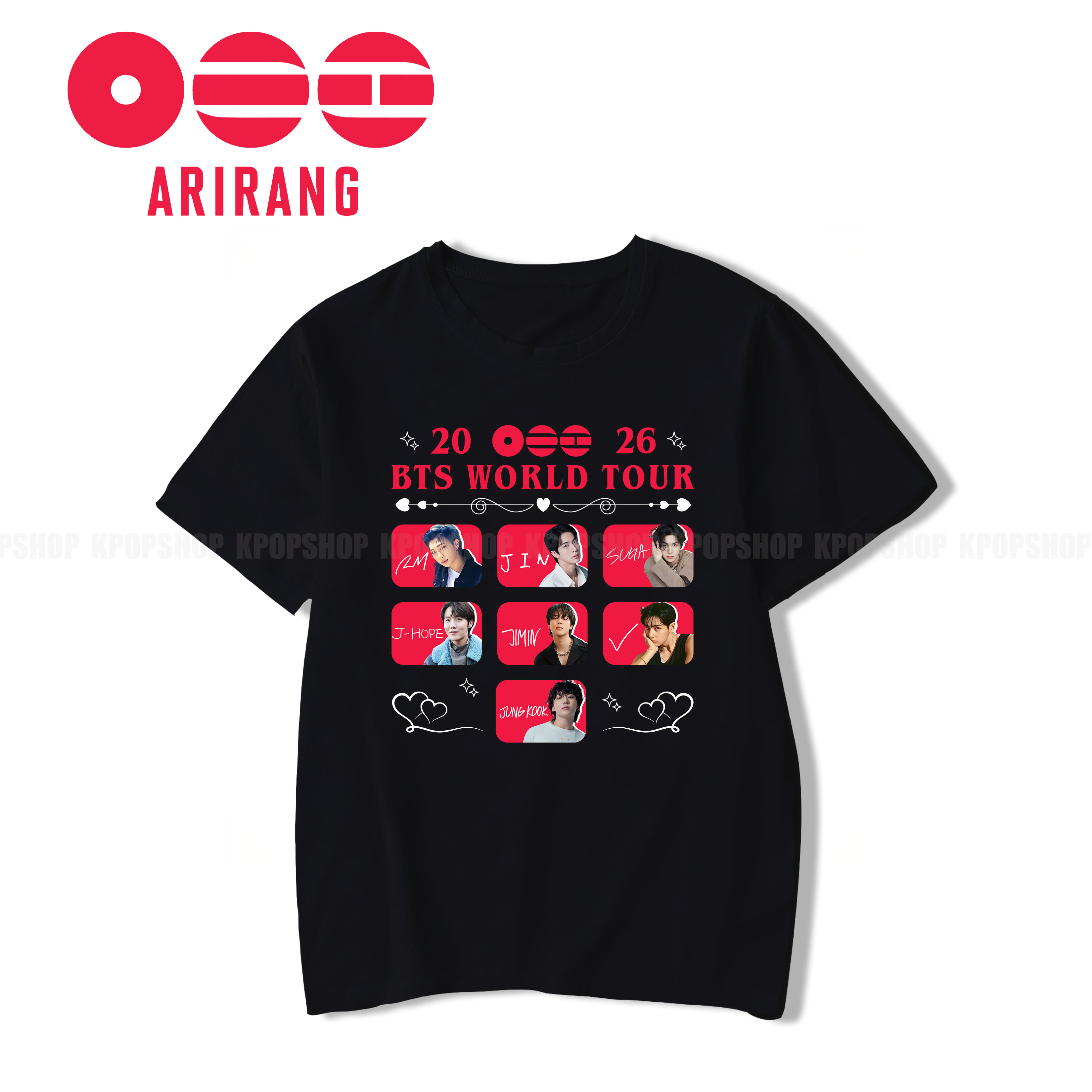 BTS Arirang Tshirt – kpopshop.lk